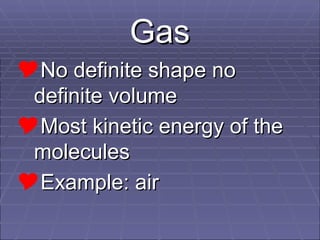 States of Matter and Physical and Chemical Changes | PPT