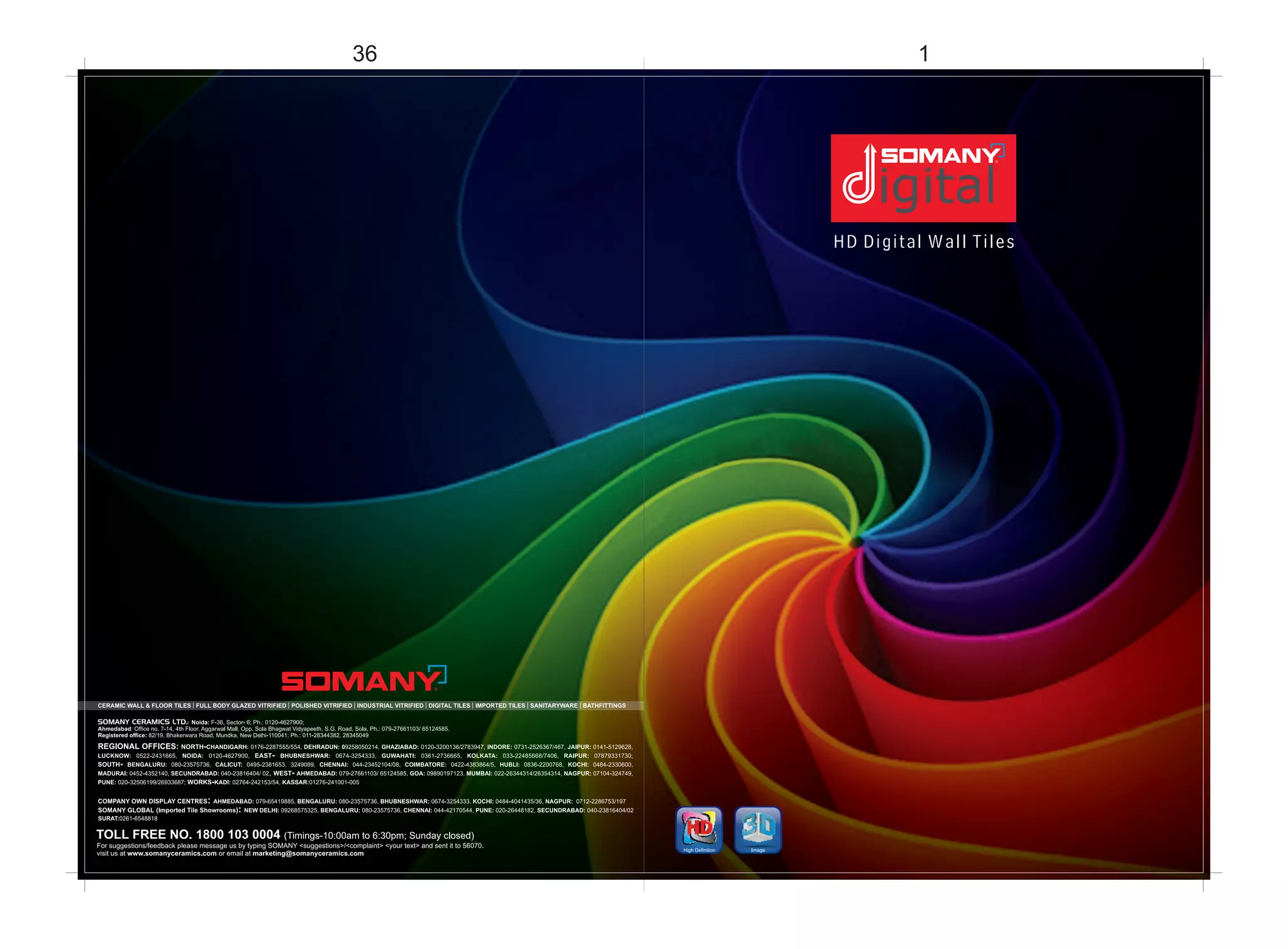 Somany catalogue of wall cladding | PDF