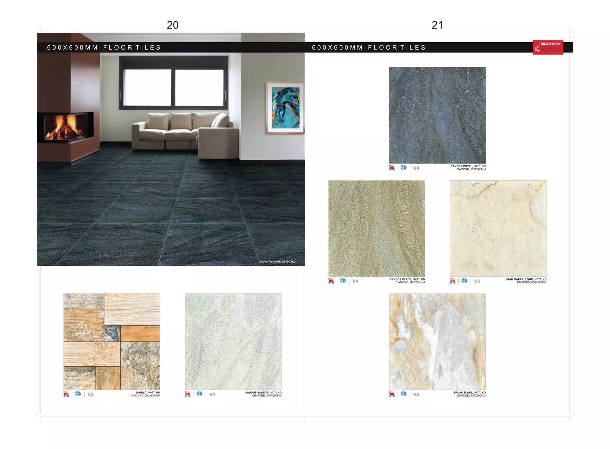 Somany catalogue of wall cladding | PDF | Civil Engineering Industry ...