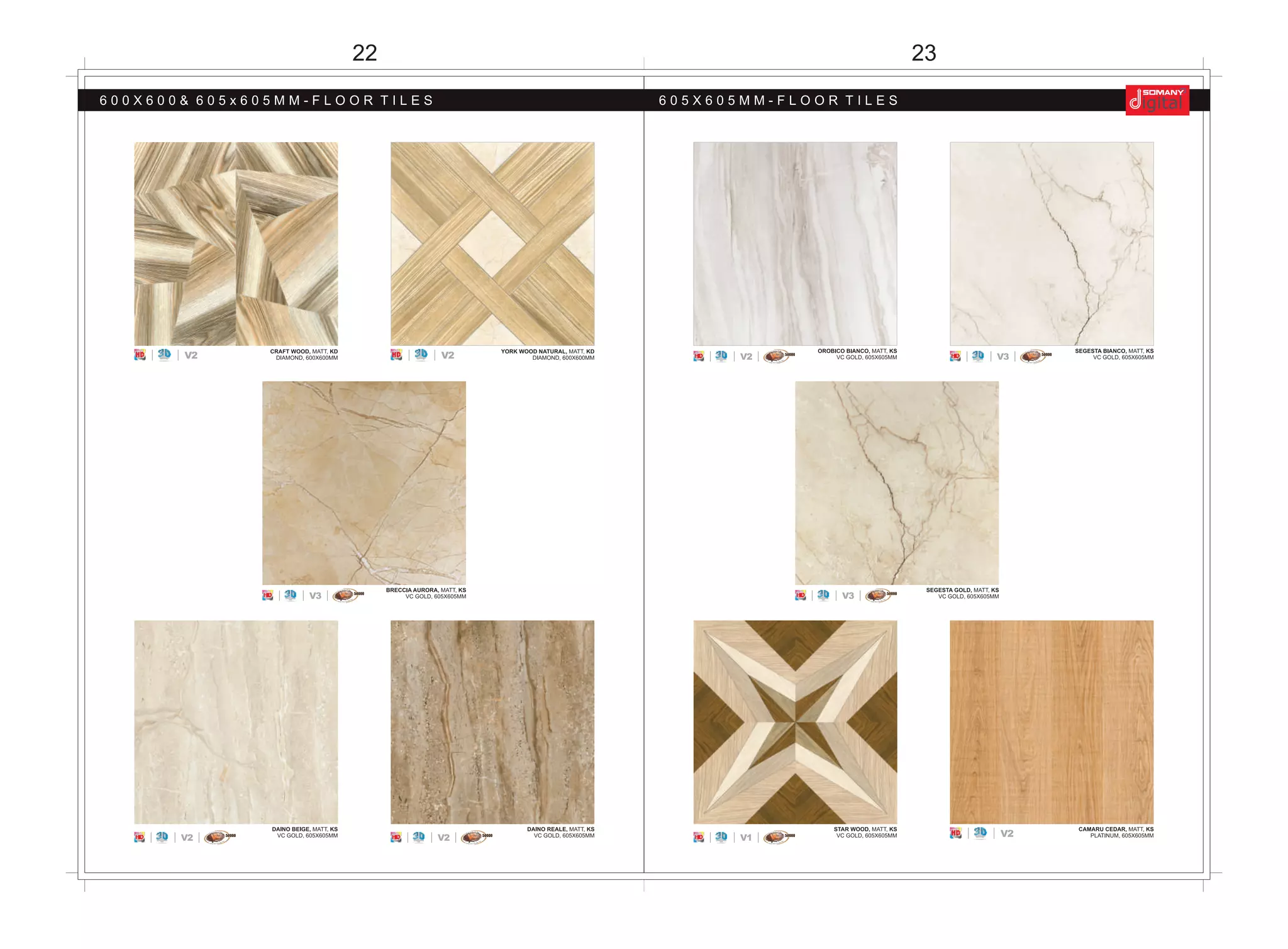 Somany catalogue of wall cladding | PDF | Civil Engineering Industry ...