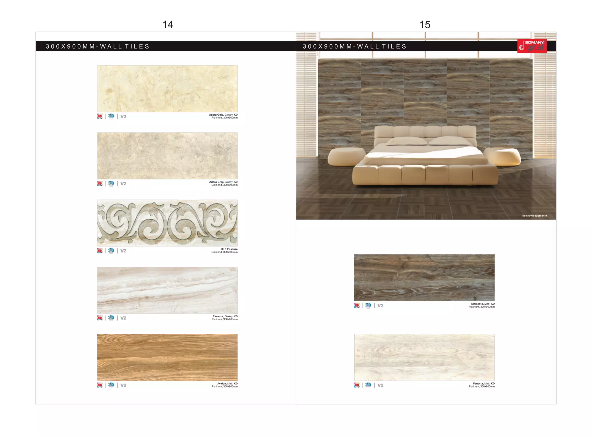 Somany catalogue of wall cladding | PDF | Civil Engineering Industry ...