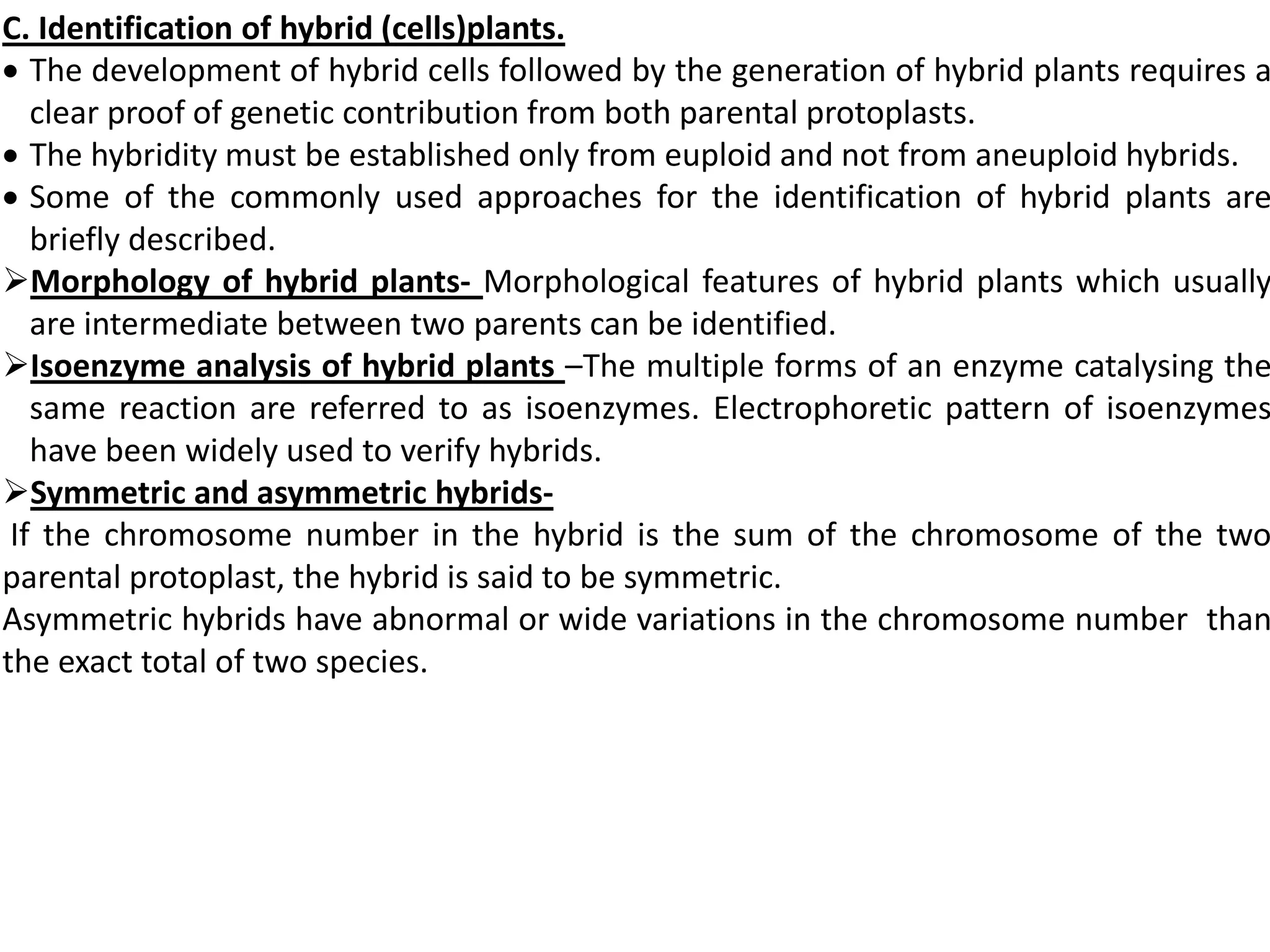 somatic Hybridization and it's significance | PPTX