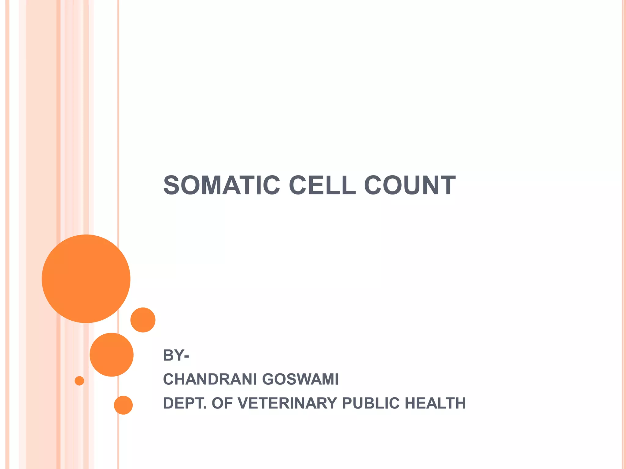 Somatic Cell Count Pptx Biological Sciences Science