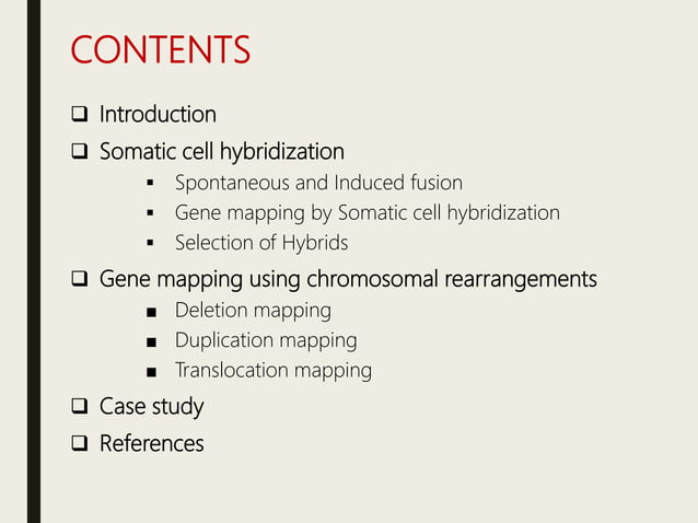 Somatic cell genetics | PPTX | Eye and Vision Conditions | Diseases and ...