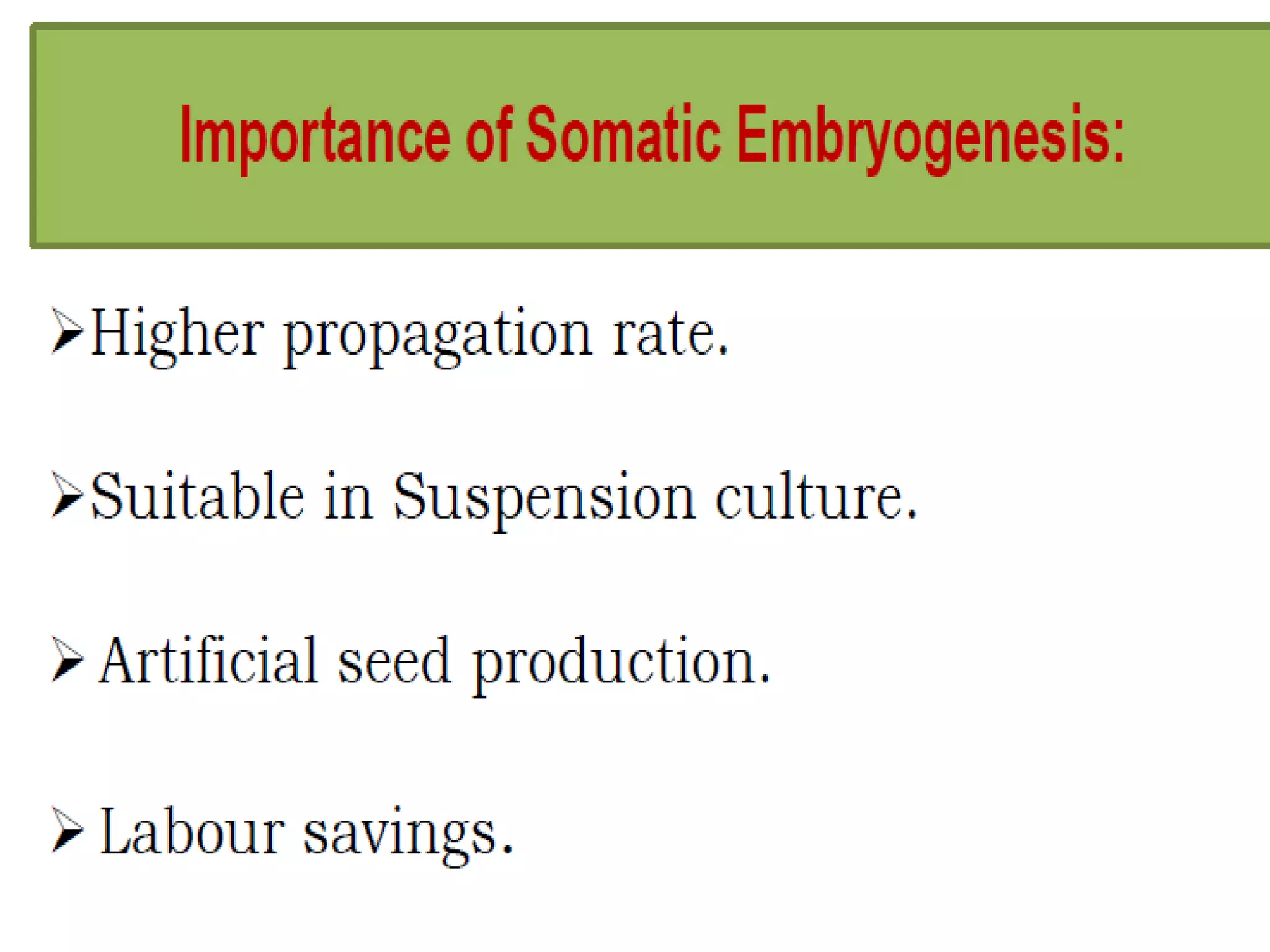 Somatic embryogenesis | PPTX