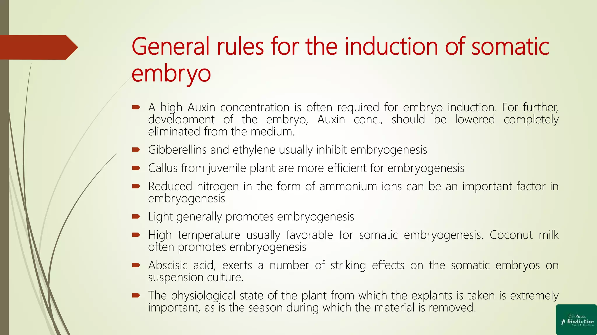 Plant Tissue Culture: Somatic Embryogenesis | PPTX