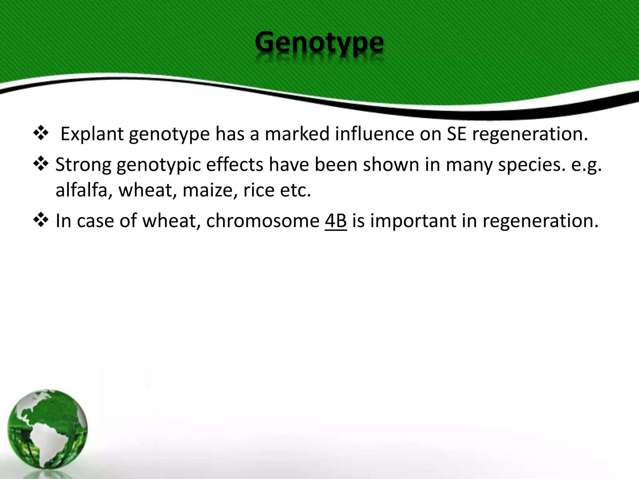 Somatic embryogenesis, in plant tissue culture 2 | PPTX