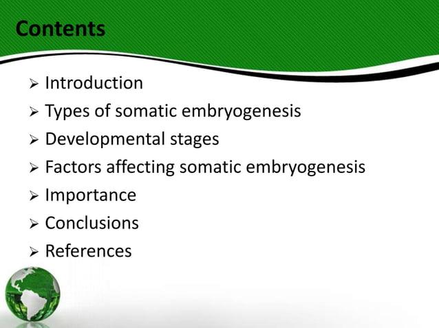 Somatic embryogenesis, in plant tissue culture 2 | PPT