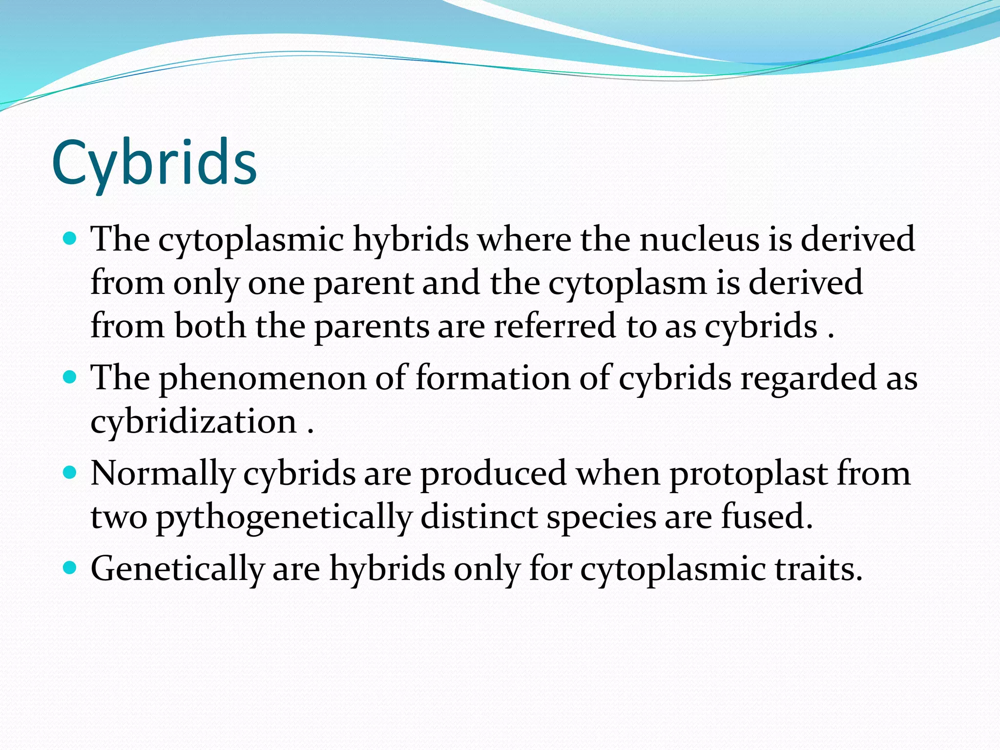 (Somatic hybridization) | PPTX