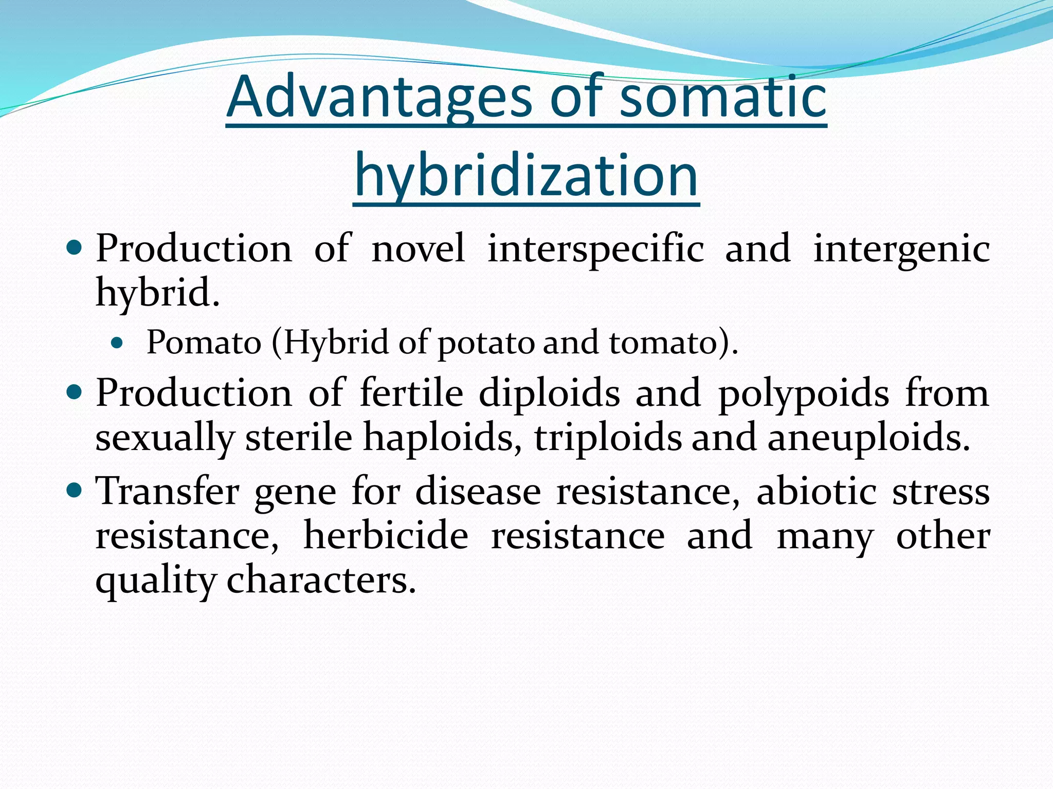 (Somatic hybridization) | PPTX
