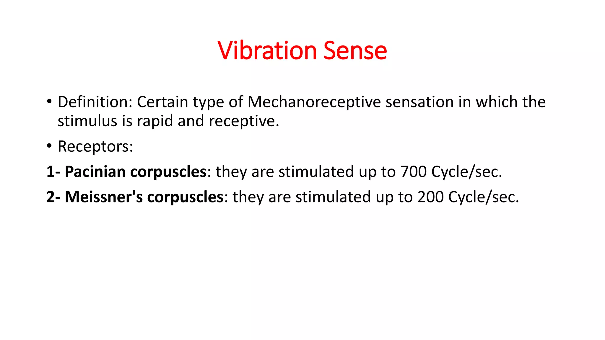 Somatic mechanoceptive sensation.hussein f. sakr | PPTX