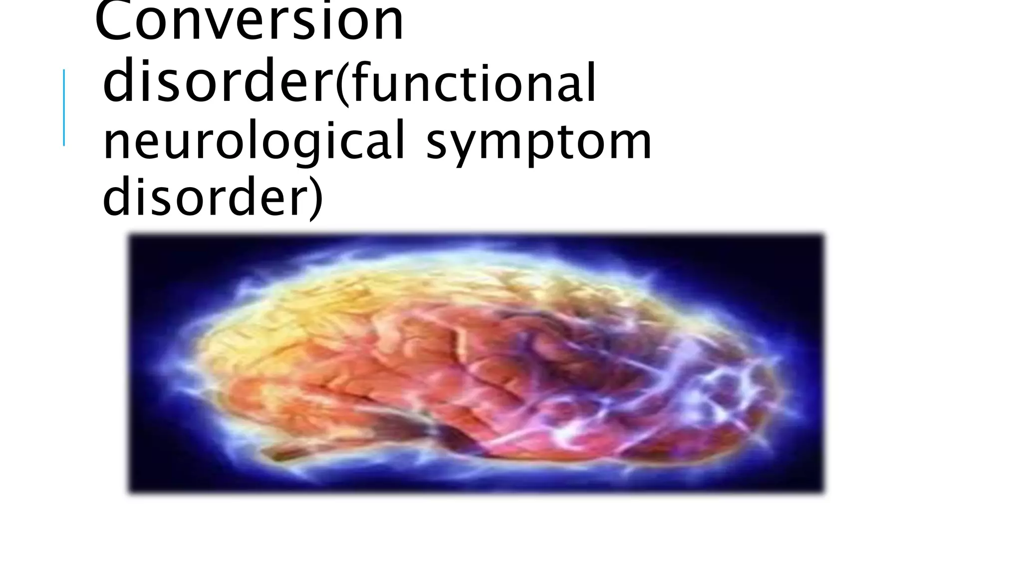 Somatic symptom and related disorder | PPTX