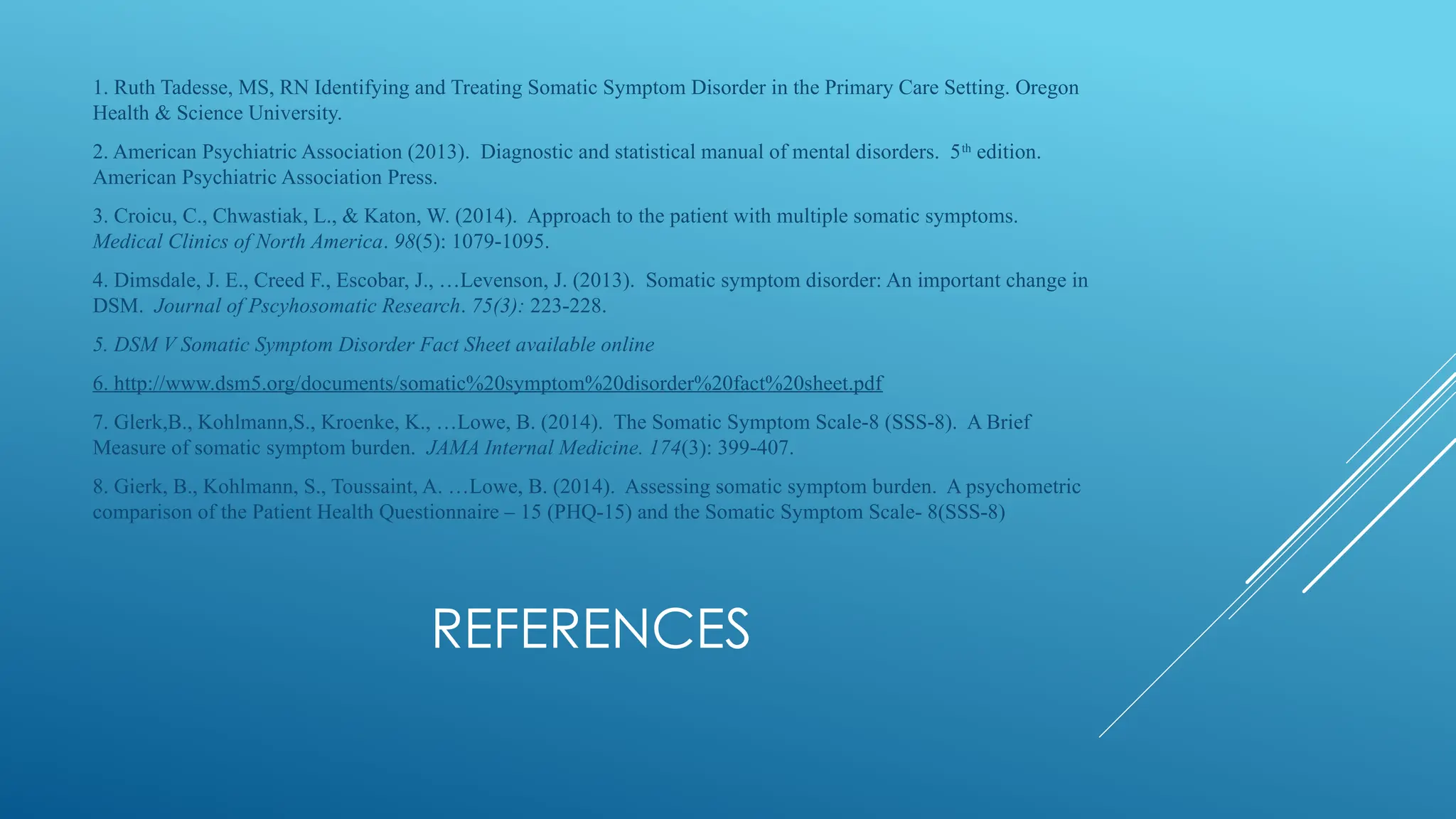 SOMATIC SYMPTOM DISORDER somatosensory .pptx
