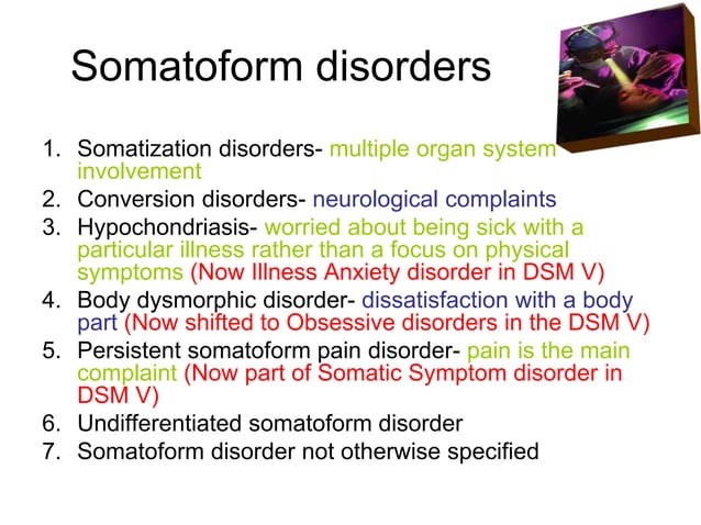 somatic_symptoms_and_related_disorders.ppt | Physical Therapy | Wellness