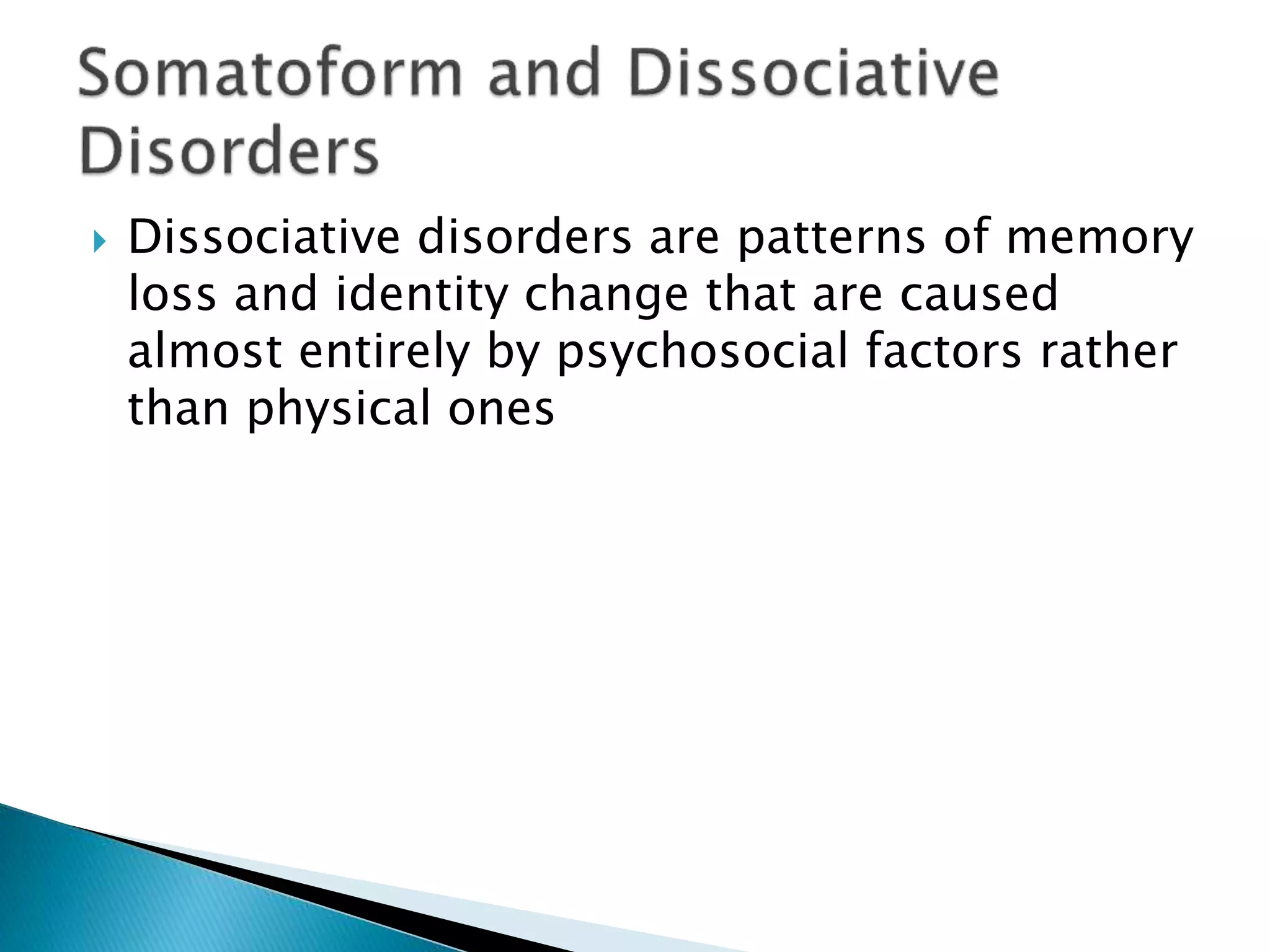 Somatization disorder | PPTX