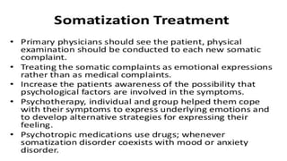 Somatization disorder | PDF