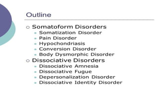 Somatization disorder | PDF