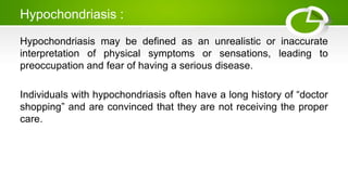 Somatoform & sleep disorder | PPTX