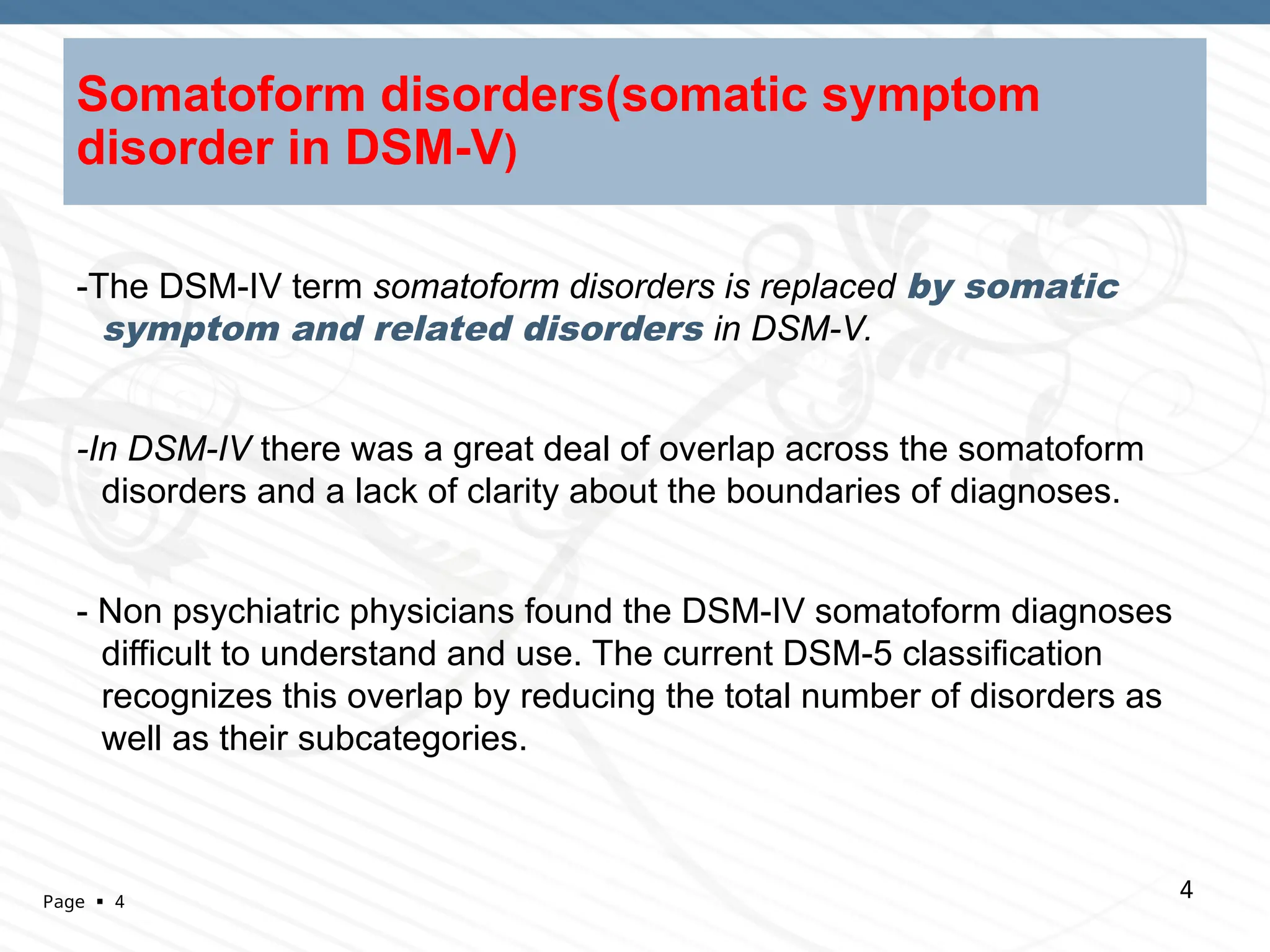 somatoform and dissociative disorders .ppt