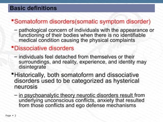 somatoform and dissociative disorders .ppt