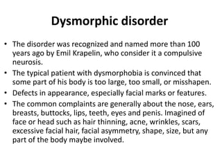 Somatoform disorder | PPTX
