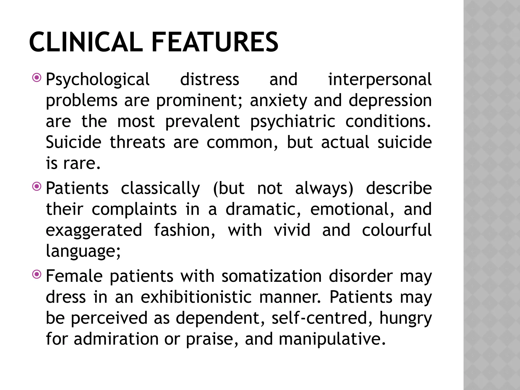 Somatoform disorders.pptx definition, pathophysiology | PPTX