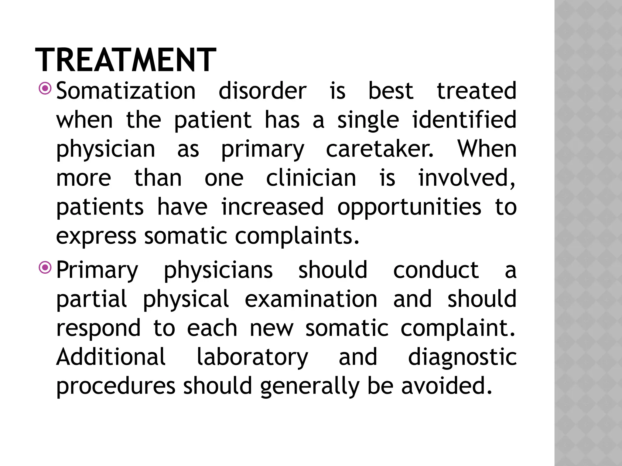 Somatoform disorders.pptx definition, pathophysiology | PPTX