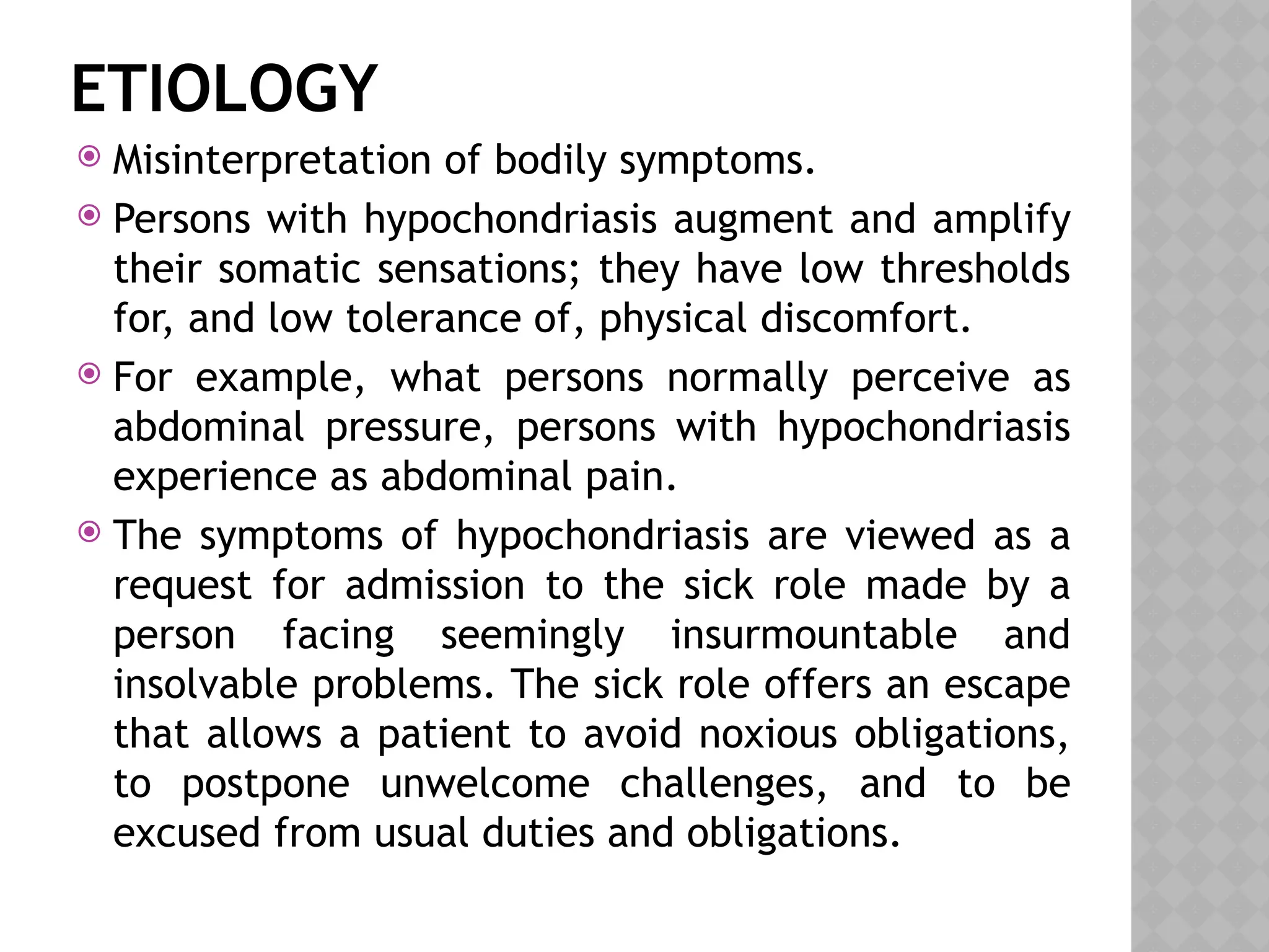 Somatoform disorders.pptx definition, pathophysiology | PPTX