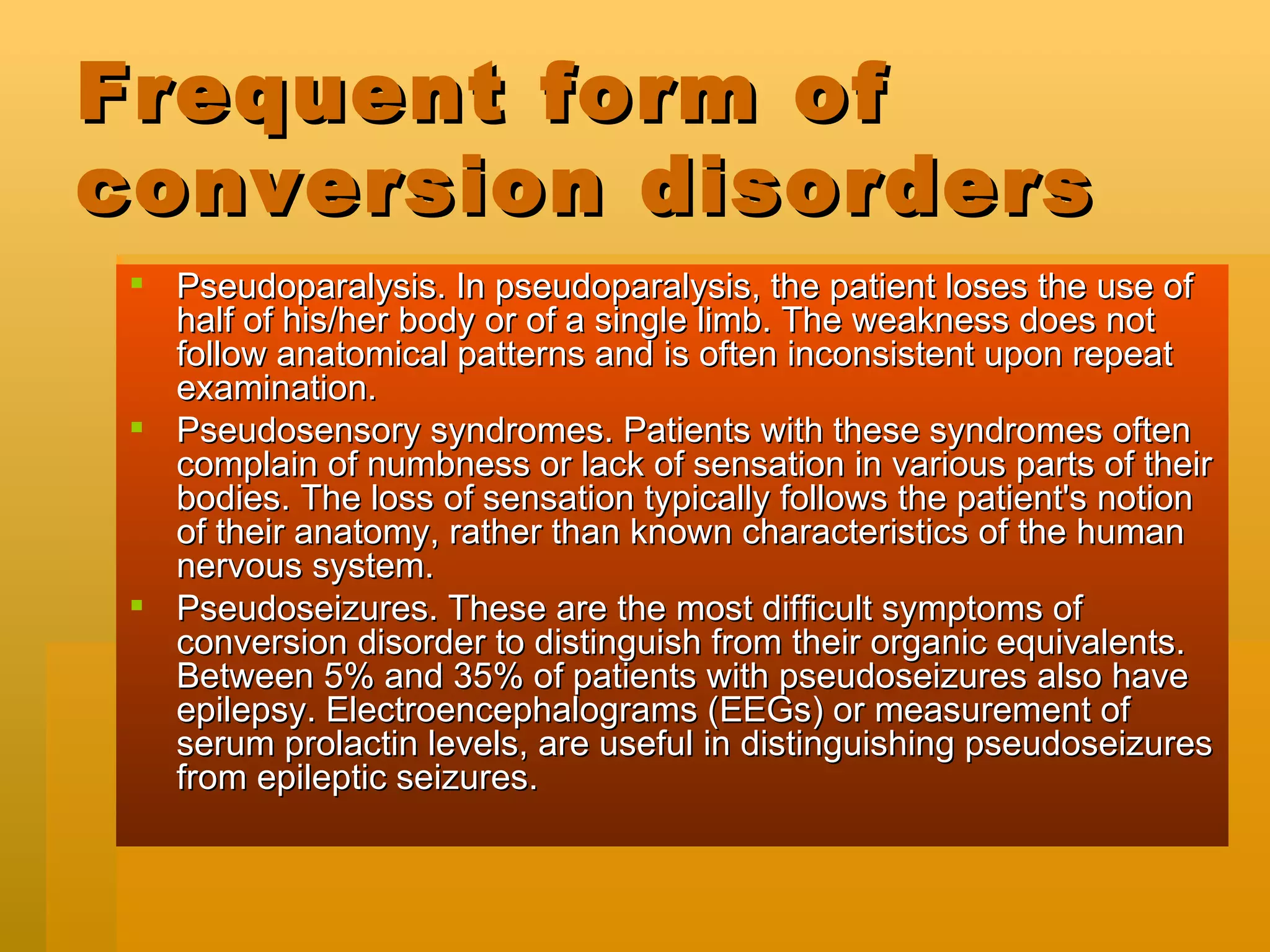 Somatoform disorders[1]-SEC.A | PPT