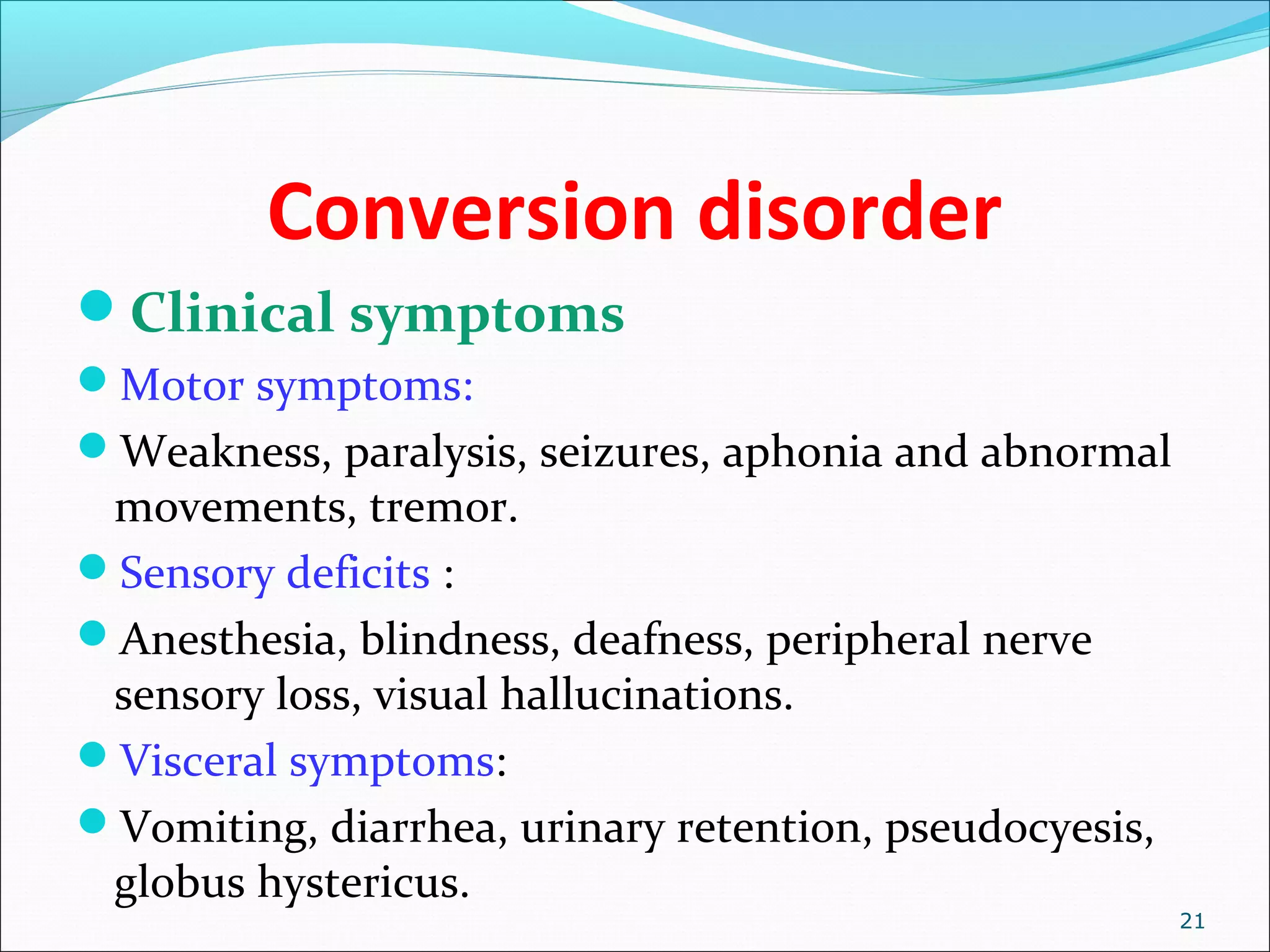 psychiatry.Somatoform disorders animation part i.(dr.nzar) | PPT