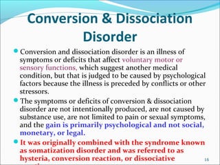 psychiatry.Somatoform disorders animation part i.(dr.nzar) | PPT