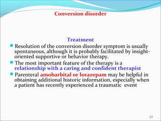 psychiatry.Somatoform disorders animation part i.(dr.nzar) | PPT