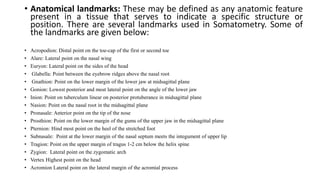 Somatometric measurements generally used for identification.pptx