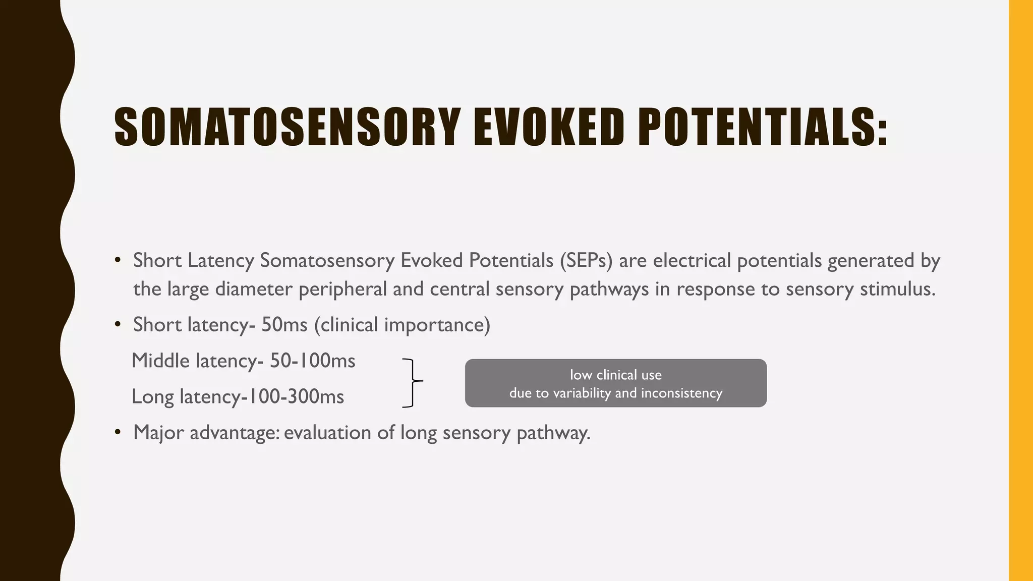 Somatosensory and motor evoked potentials by neelothpala | PDF
