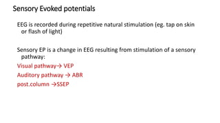 Somatosensory evoked potential | PPTX