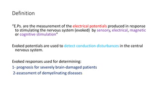 Somatosensory evoked potential | PPT