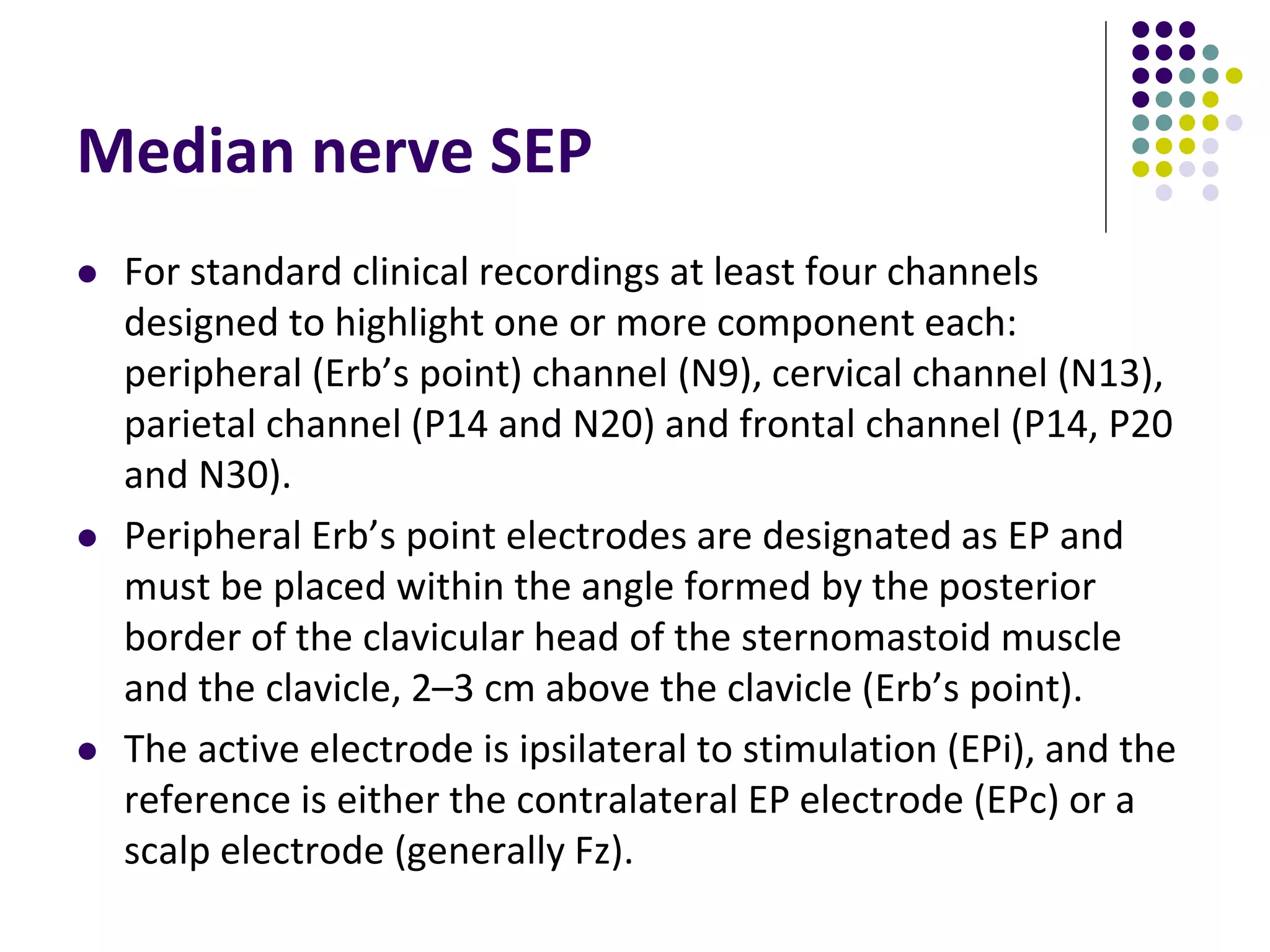 Somatosensory evoked potentials | PPTX