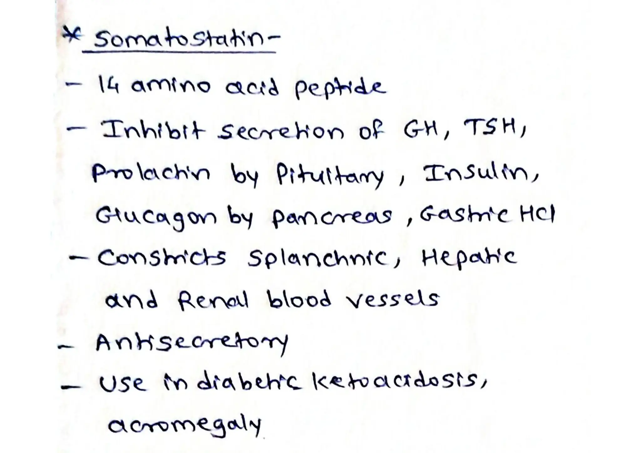 Somatostatin | PDF