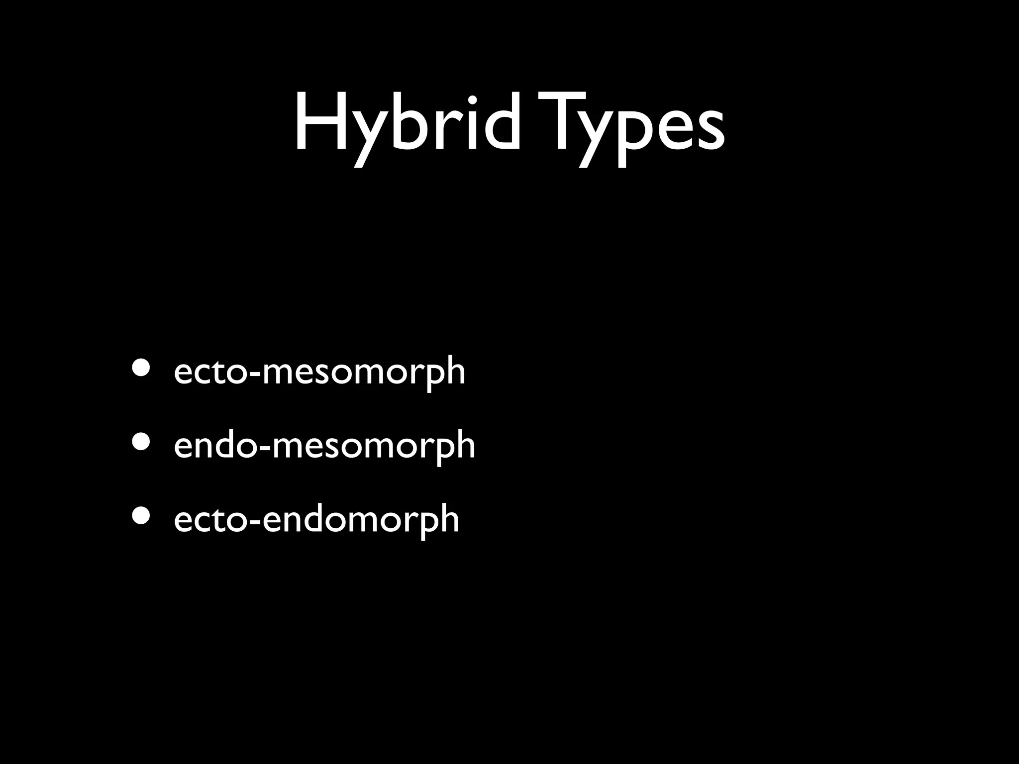 Somatotypes (3) | PPT