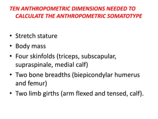 Somatotyping | PPTX