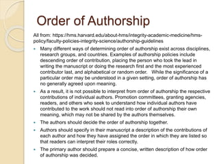 Som authorship guidelines jan 2017 updates | PPTX