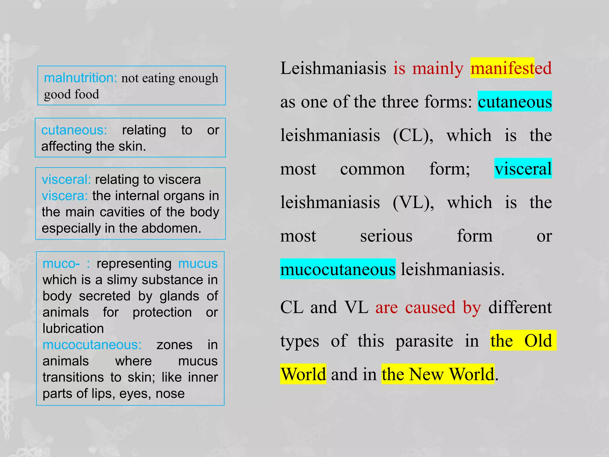 ESP/EAP, Medical English, leishmaniasis, Dr. Khadem, TEFL/TESL | PPTX