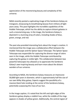 Sombrero Galaxy- NASA.docx
