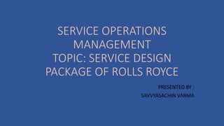 Service design package | PPT
