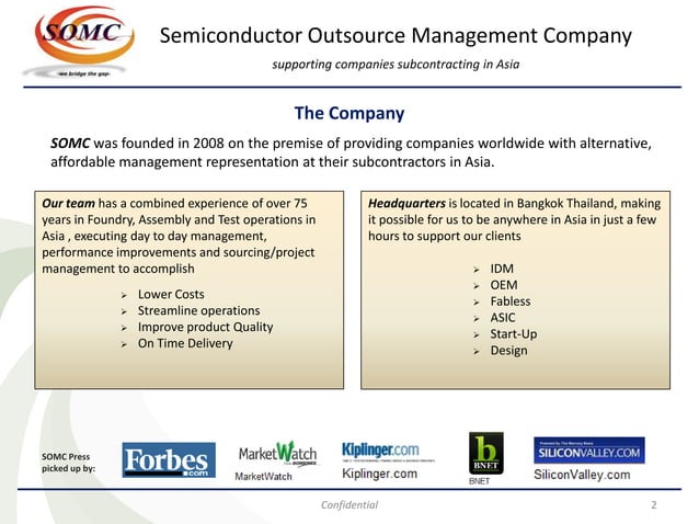 Somc Company Presentation | PPT