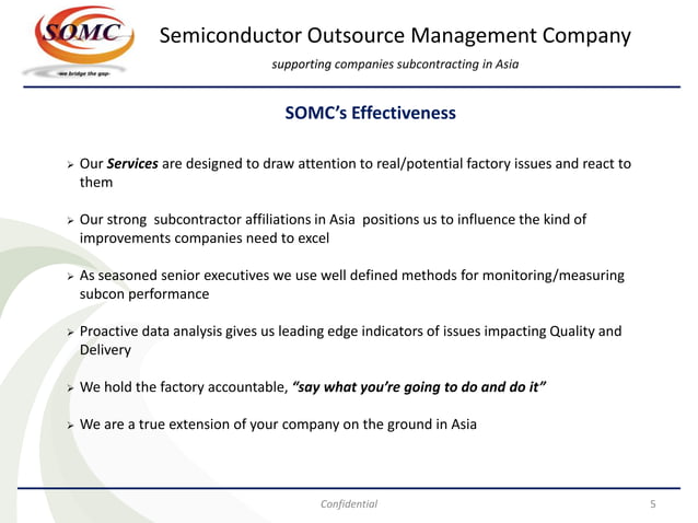 Somc Company Presentation | PPT
