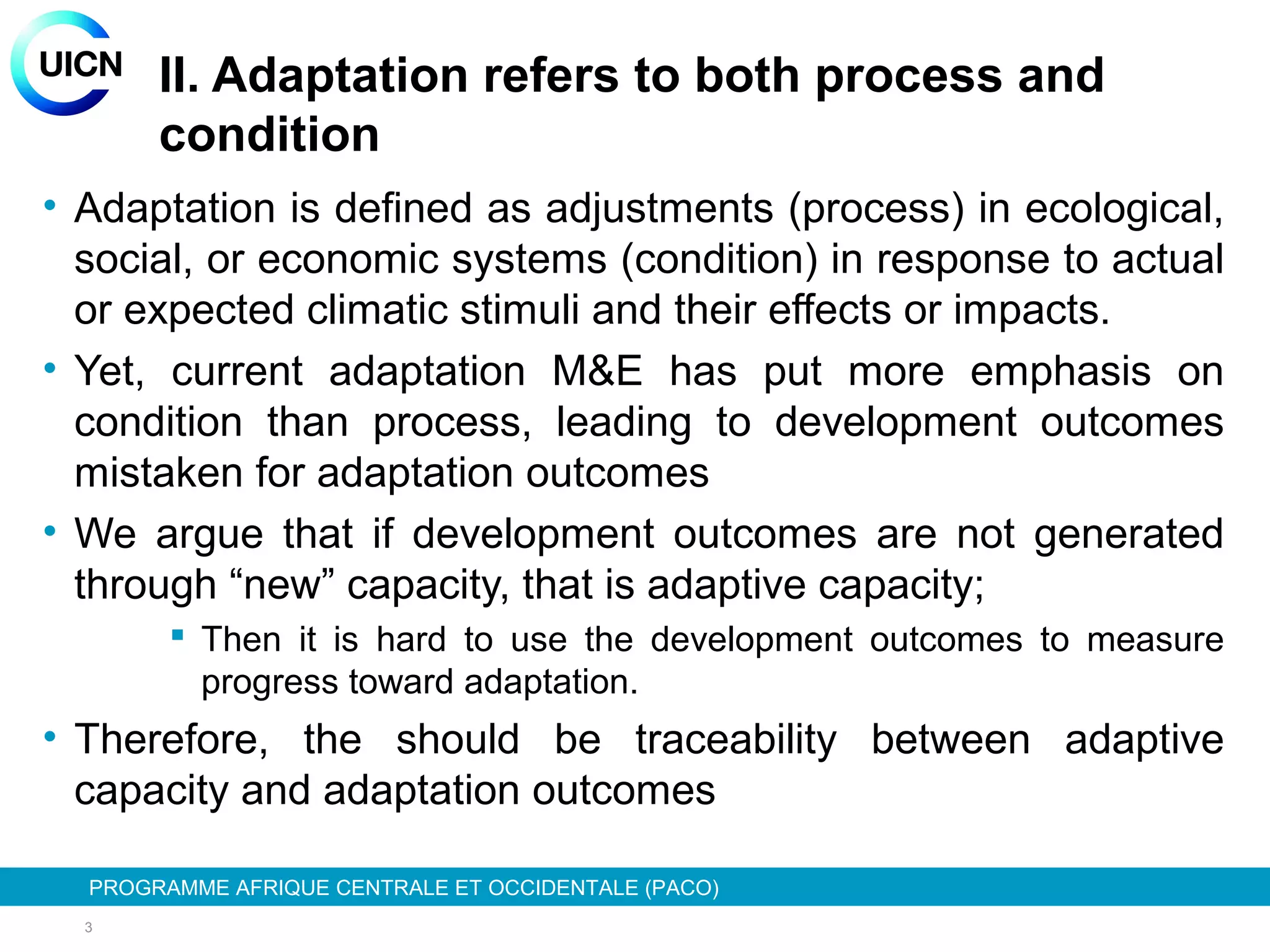 Adaptation processes in agriculture and food security: Insights from ...