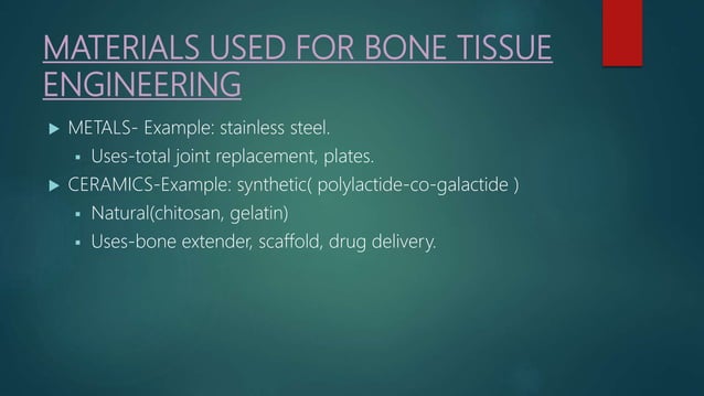 bone tissue engineering | PPTX | Bone and Joint Conditions | Diseases ...