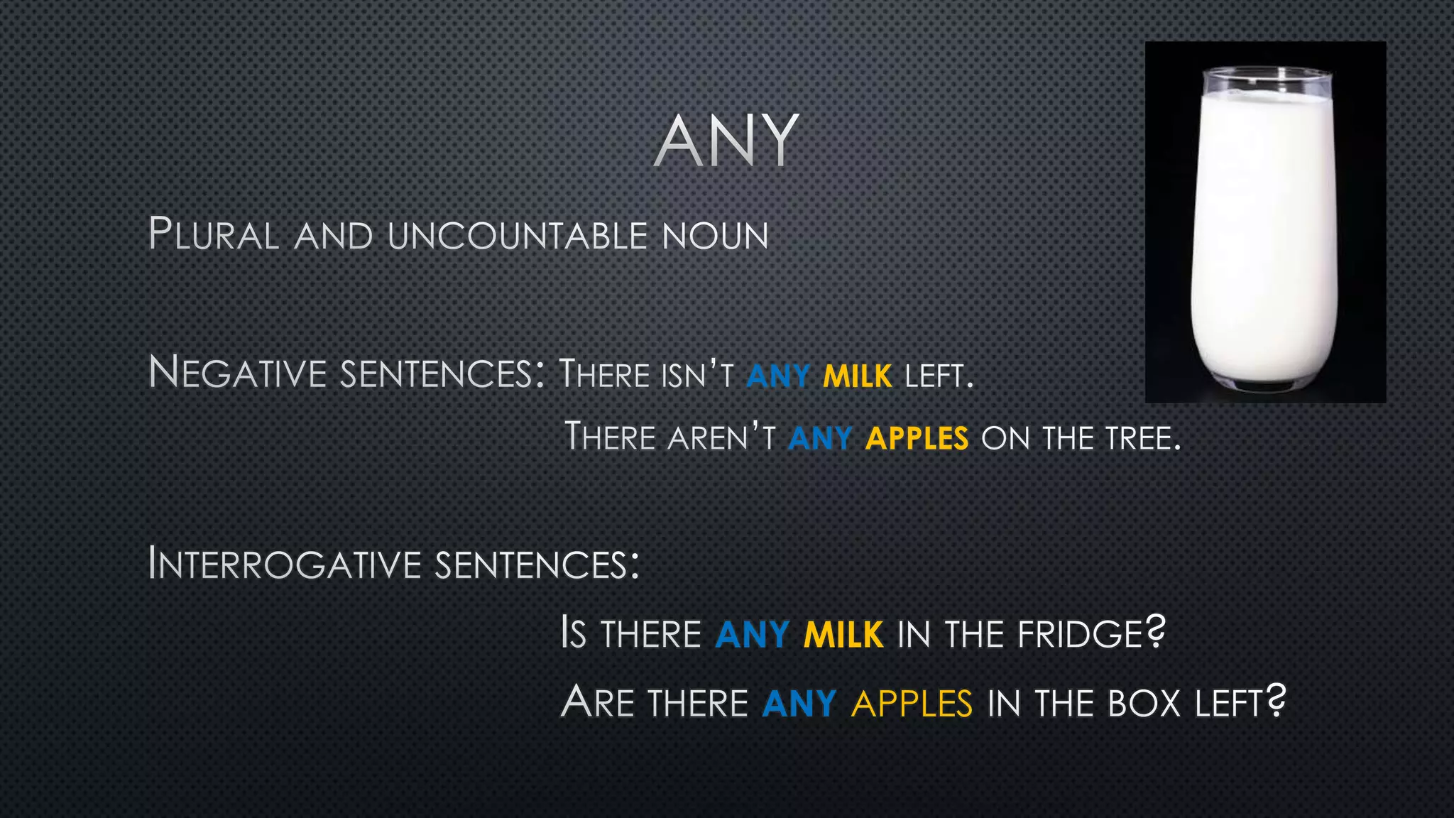 Quantifiers | PPTX | Healthy Cooking and Eating | Food & Drink