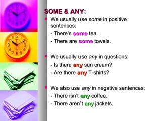 Some any-a lot of - much - many- a bit | PPT